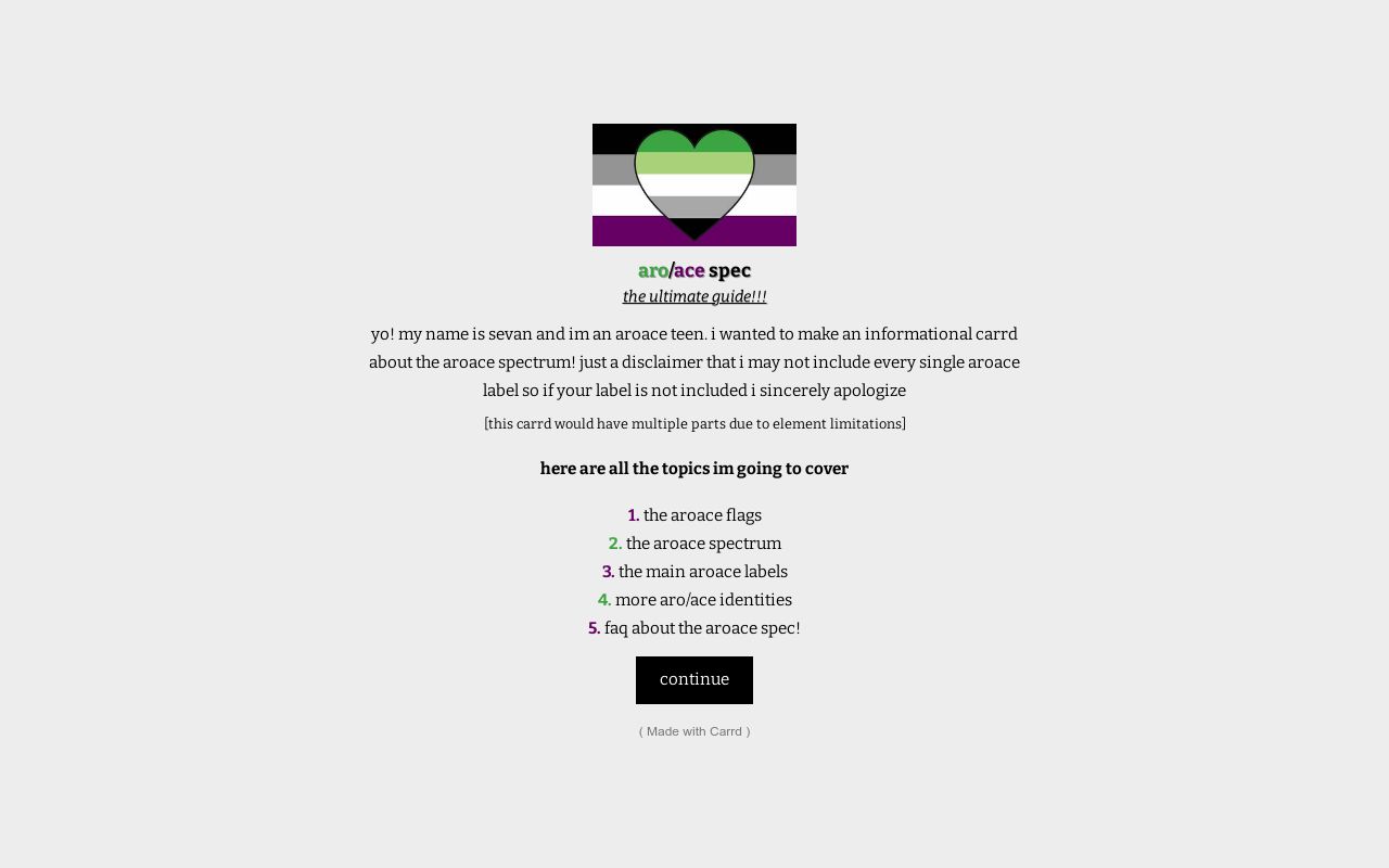 aroace carrd